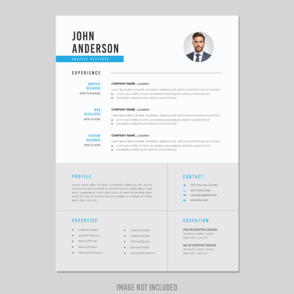 Experienced Professional CV Template ? Career Focused Resume - Islami ...