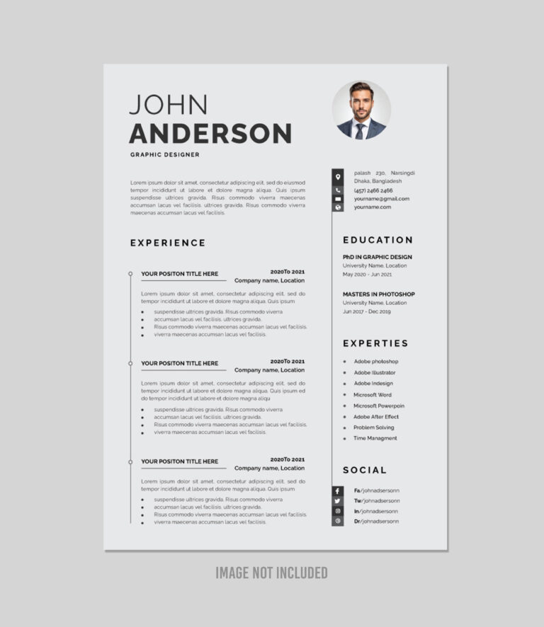ATS Friendly Resume Template ? Job Winning CV Format - Islami Design ...